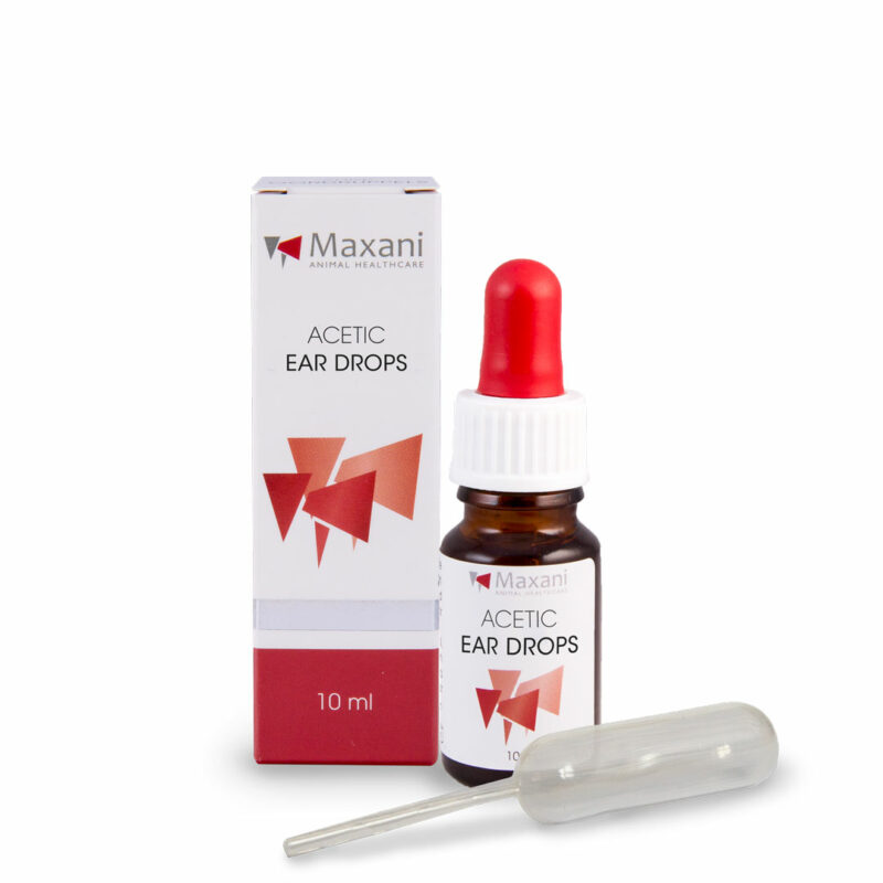 Maxani Acetic Ear Drops (Zure oordruppels) - Maxani Animal Healthcare BV